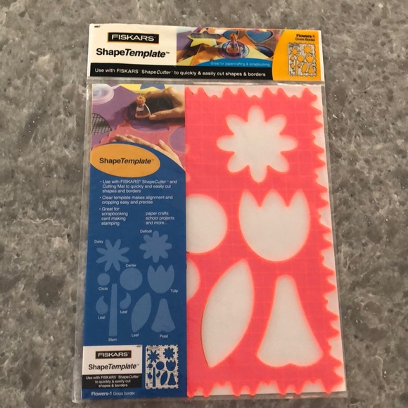 Fiskars | Office | Fiskars Shape Template Flowers | Poshmark